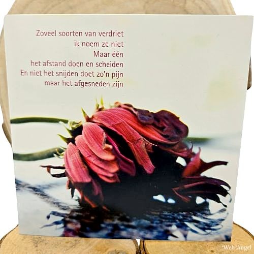 Wenskaart Verdriet - Spirituele winkel