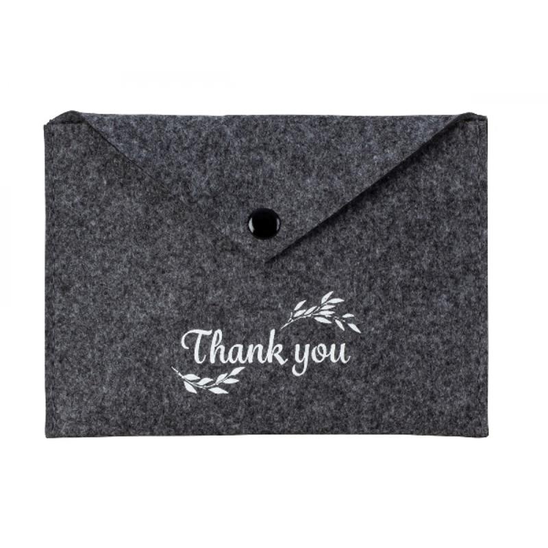 Vilten envelop-Thank you - Spirituele winkel