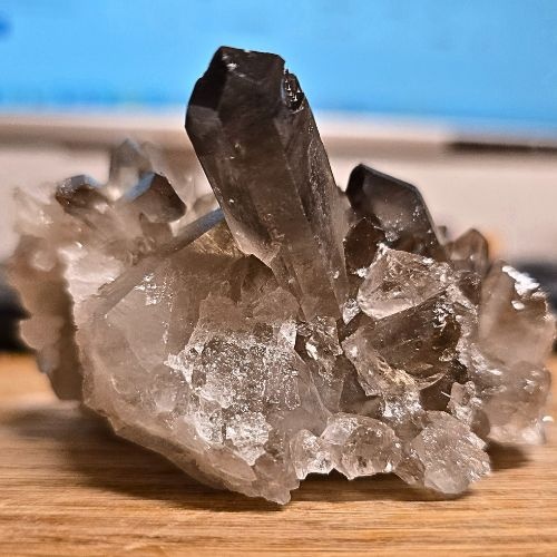 Rookkwarts Cluster – 150g | Kristal | 9,5 x 6 cm - Spirituele winkel