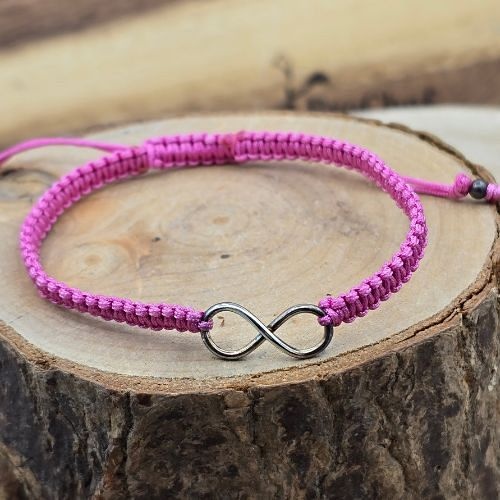 Zilveren Infinity Armband Roze | 925 Sterling Zilver - Spirituele winkel