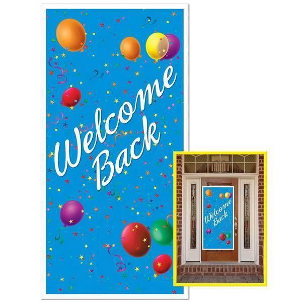 Deurposter welcome back - Feestartikelen.be