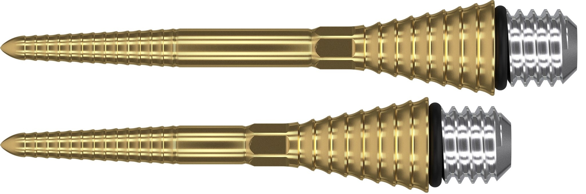 Target Titanium Grooved Swiss Point Conversion Point Gold - Dartshopper.com