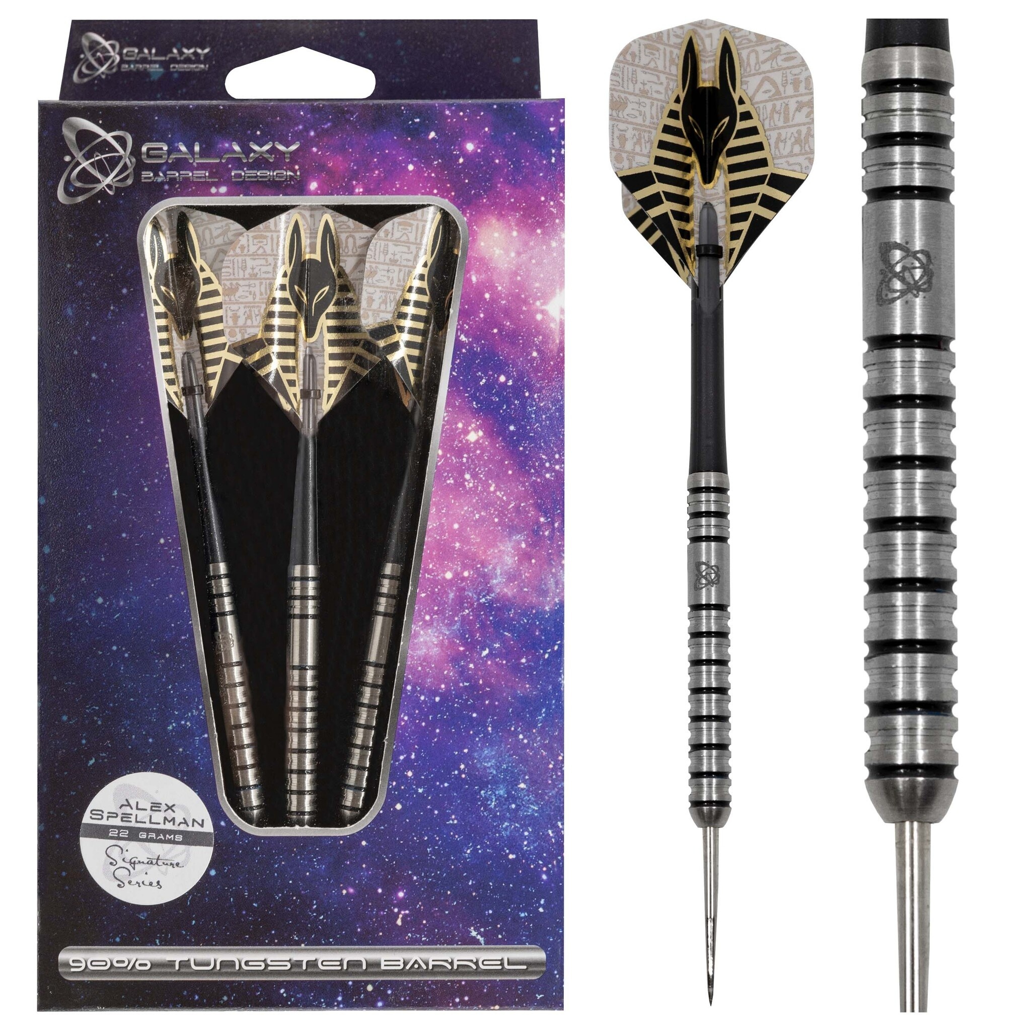 Galaxy Alex Spellman The Jakal 90% Darts - Dartshopper.com