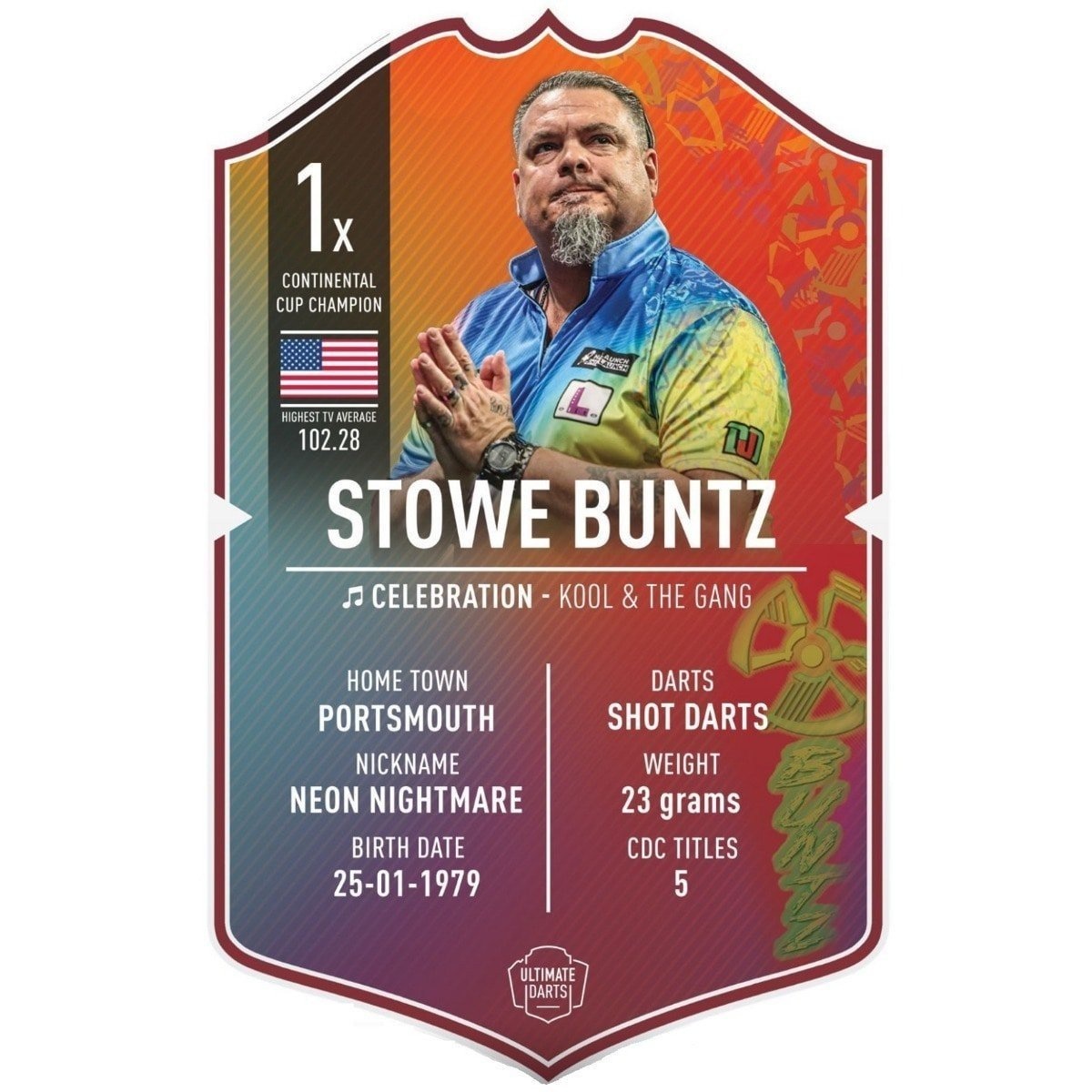 Ultimate Darts Card Stowe Buntz - Dartshopper.com
