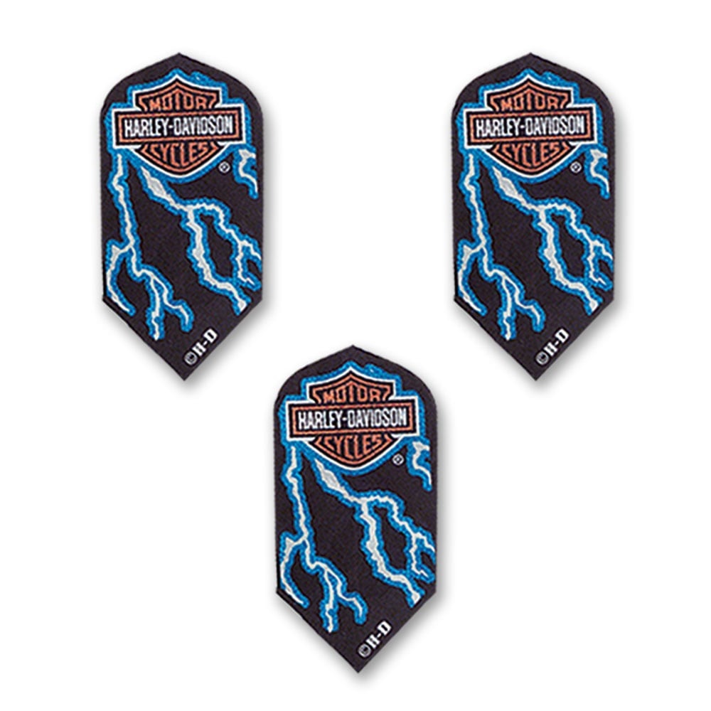 DW Harley Davidson Lightning Slim Darts Flights - Dartshopper.com