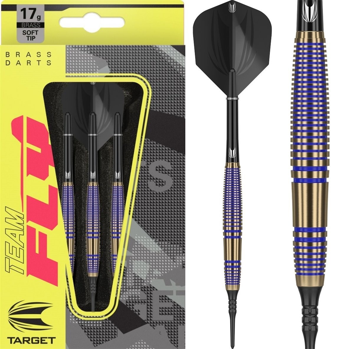 Target Japan Team Fly B Brass Soft Tip Darts - Dartshopper.com