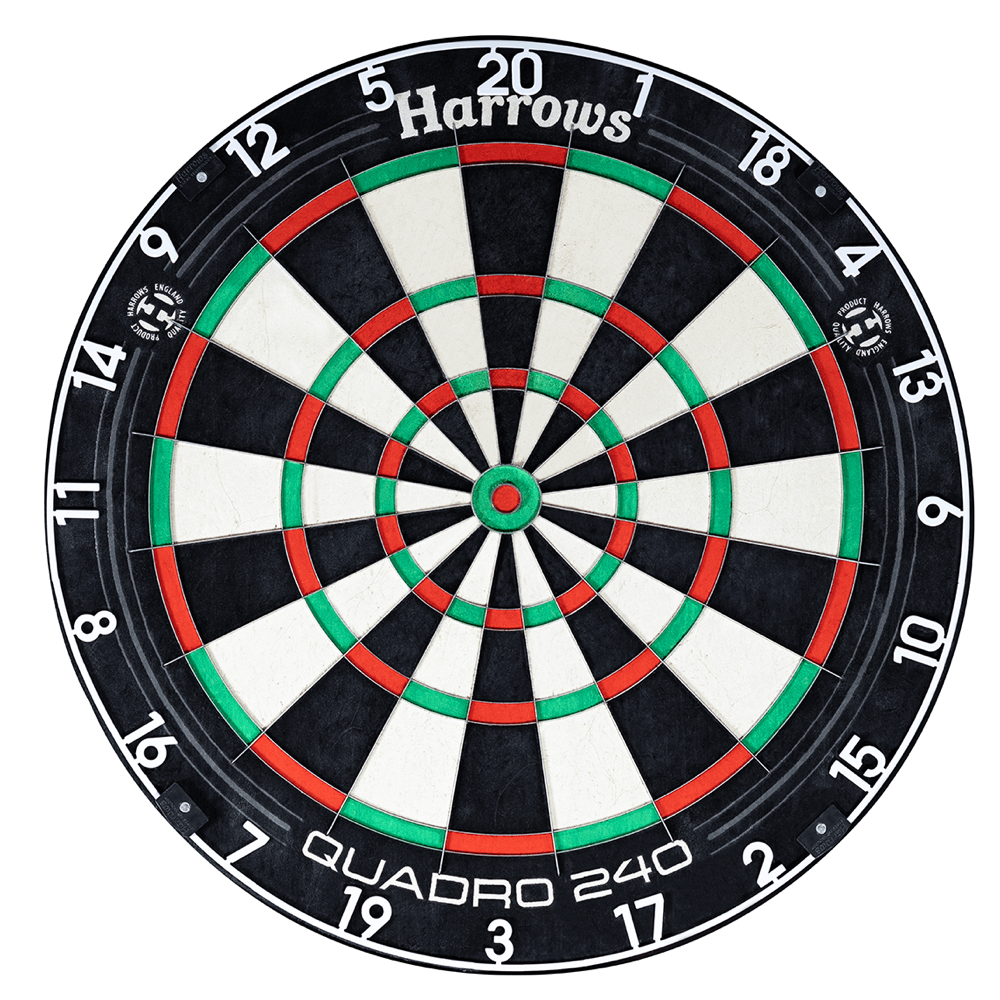 Harrows Quadro 240 Dartboard - Dartshopper.com