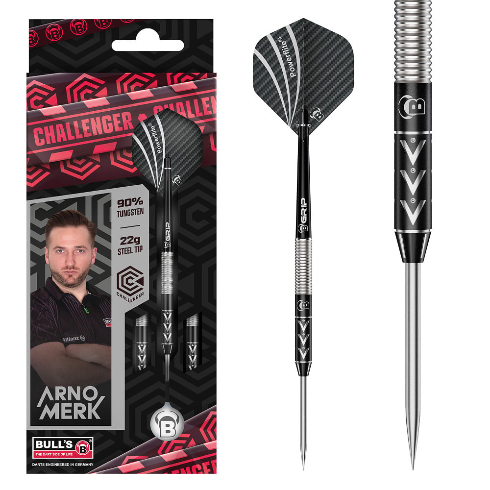 BULL'S Challenger Arno Merk 90% Darts - Dartshopper.com