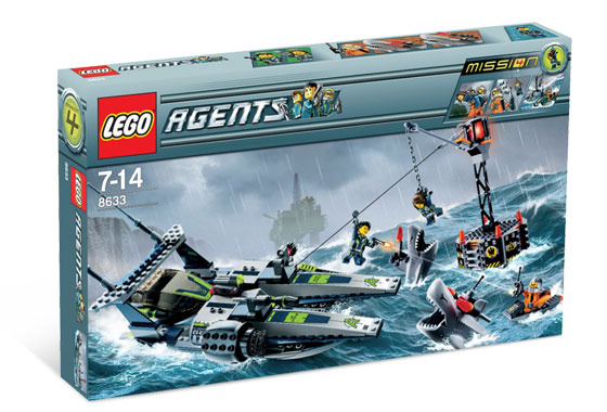 LEGO 8633 Mission 4: Speedboat Rescue AGENTS - Crossdock