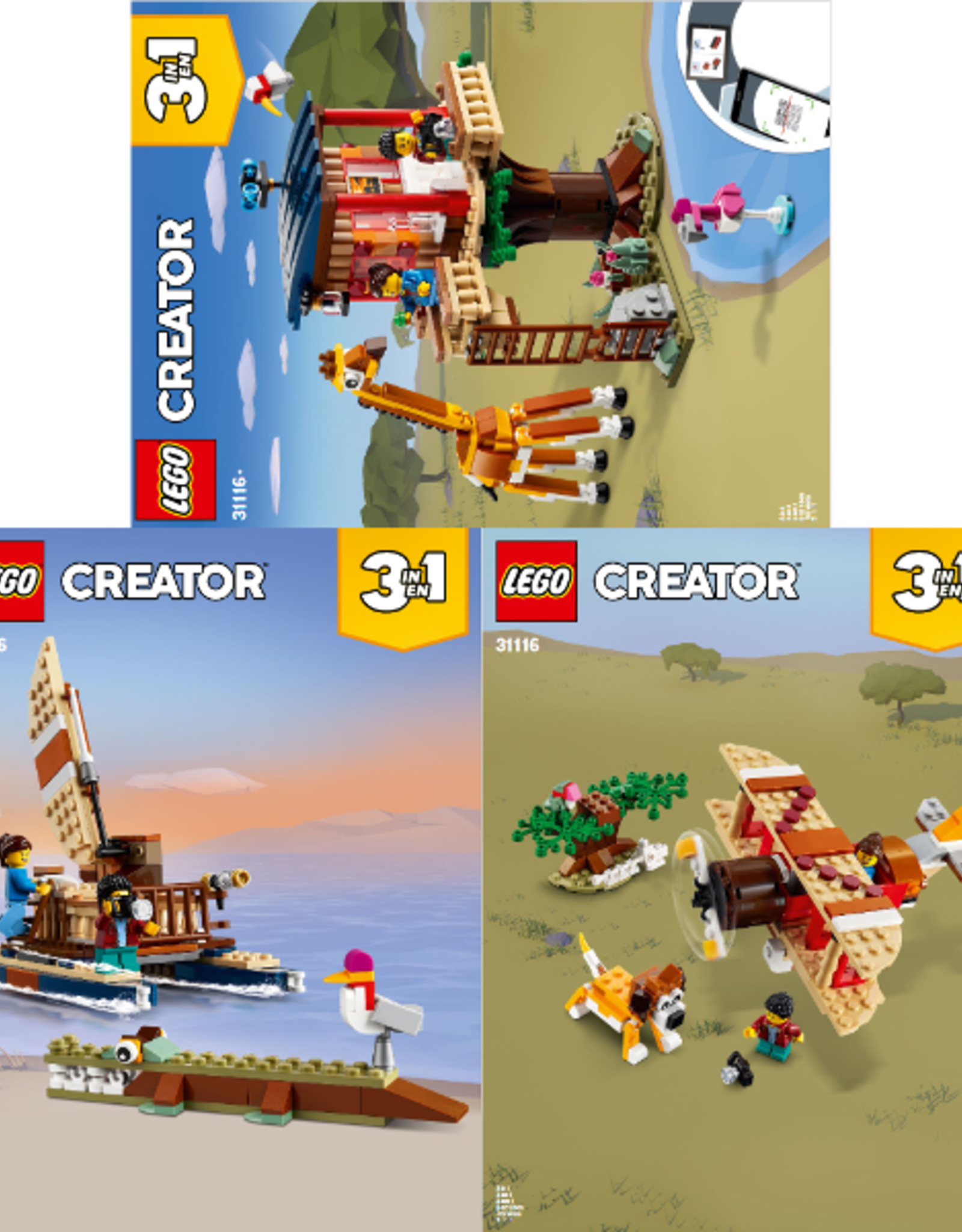LEGO 31116 Safari Wildlife Tree House CREATOR Gebruikt - Crossdock