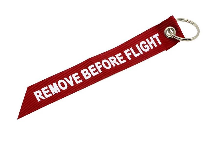 Remove Before Flight Ribbon Red - Diecast Trading