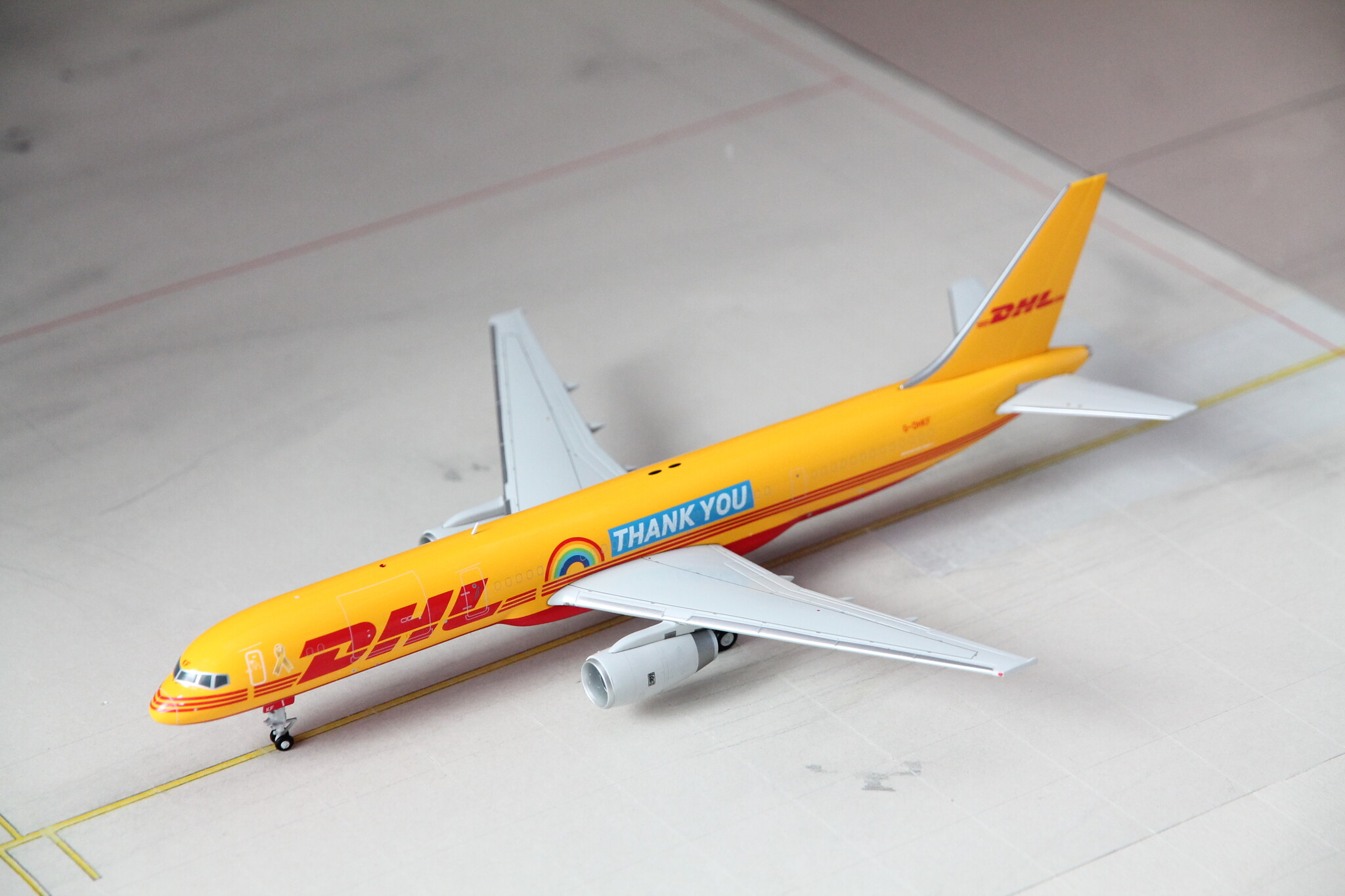 1:200 DHL "Thank You" Boeing B757-200(PCF) G-DHKF JC Wings EW2752004 ...