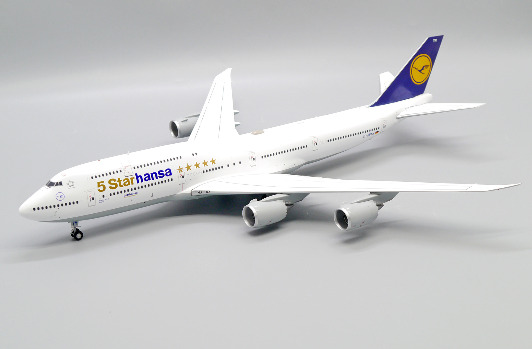 1:200 Lufthansa “5 Starhansa” Boeing 747-8i D-ABYM JC Wings EW2748005 ...