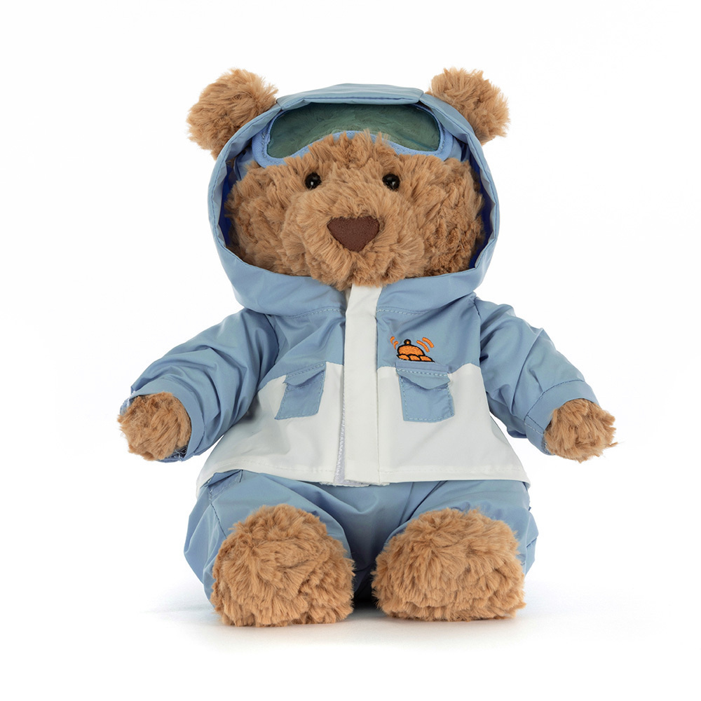 Jellycat Bartholomew Bear 'Snow Suit' - Cedille Speelgoed