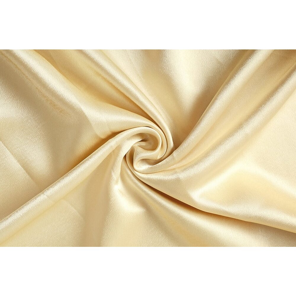 Poly Satin Light Gold - Boelens Modestoffen