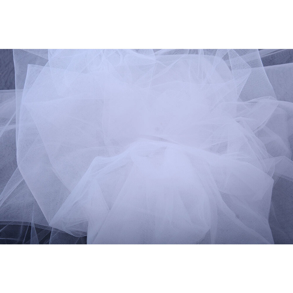Tule white - Boelens Modestoffen