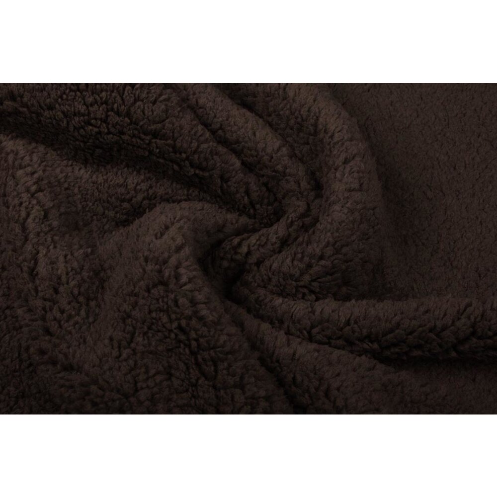 Teddy Dark Brown - Boelens Modestoffen