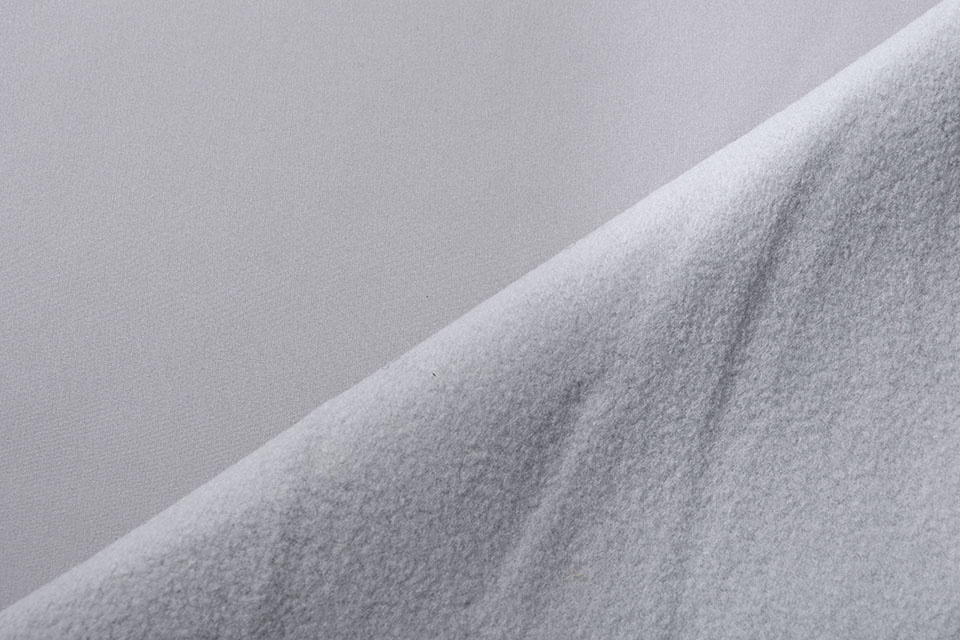 Soft Shell Uni Light Grey - Boelens Modestoffen