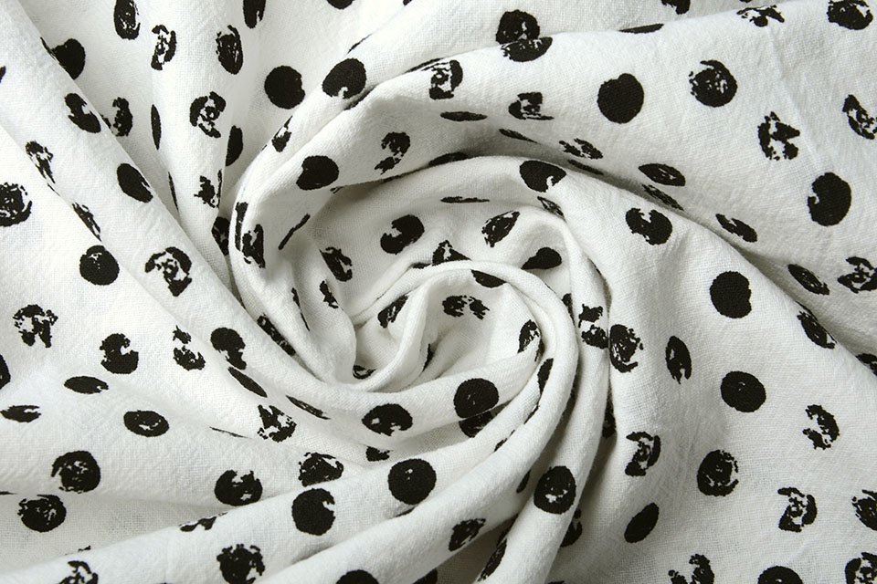 100% Washed Cotton Dipinto Jikke Little Dot - Boelens Modestoffen