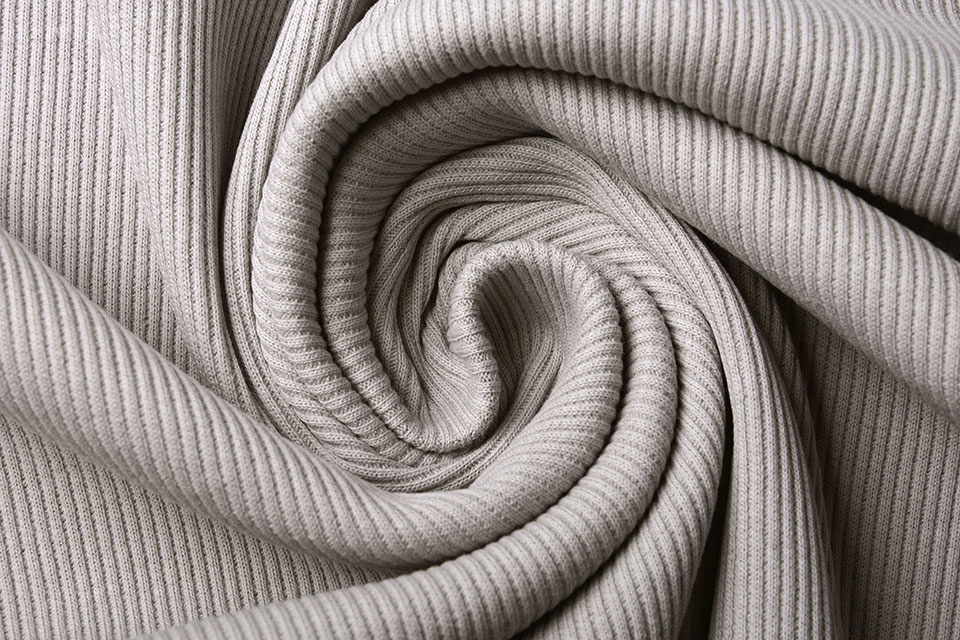 Rib Jersey Grey - Boelens Modestoffen