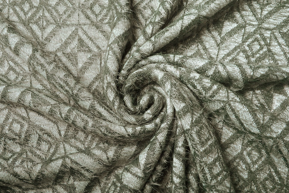 Knitted Fabric Calypso Old Green - Boelens Modestoffen