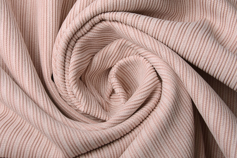 Fancy Corduroy Rib Fabric Powder Pink - Boelens Modestoffen