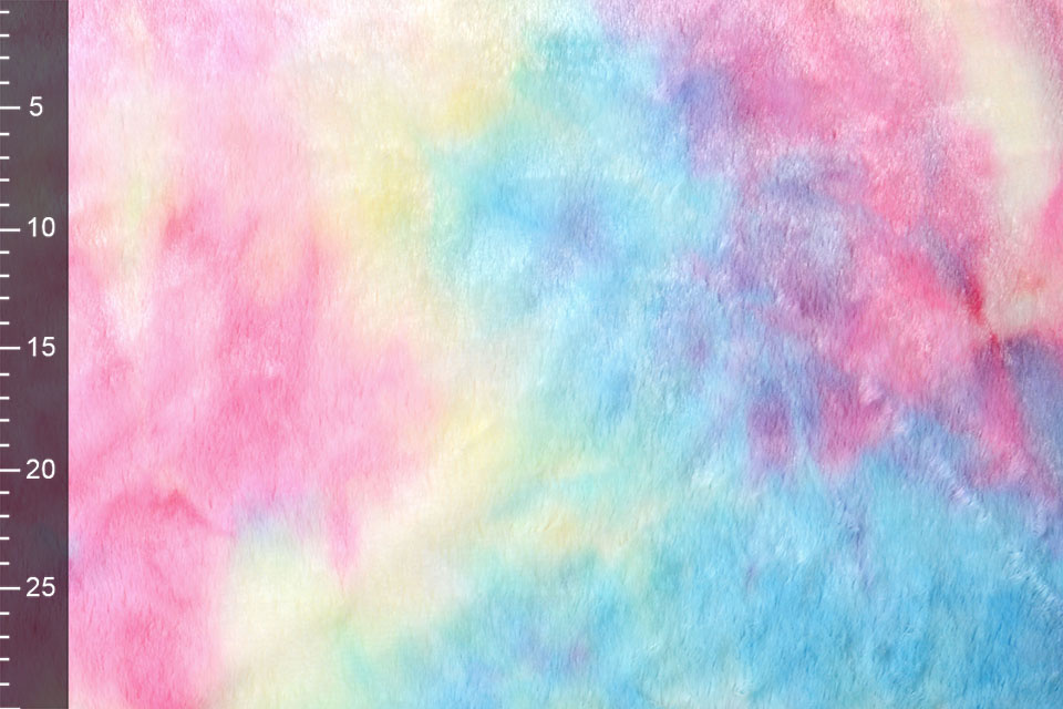 Kort Harige Bont Candy Multi Color 1 - Boelens Modestoffen