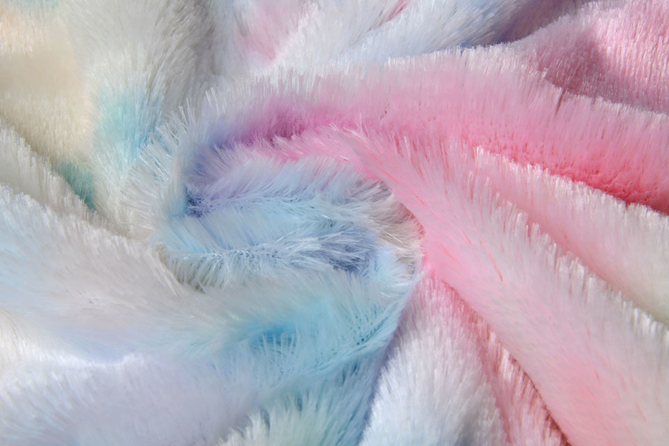 Kort Harige Bont Candy Multi Color 4 - Boelens Modestoffen