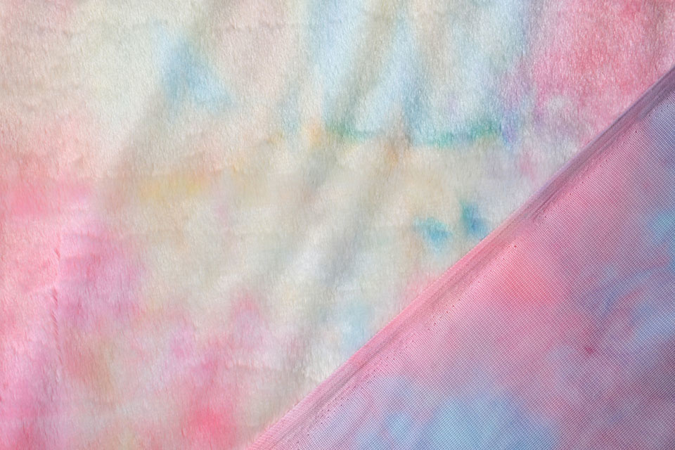 Kort Harige Bont Candy Multi Color 4 - Boelens Modestoffen