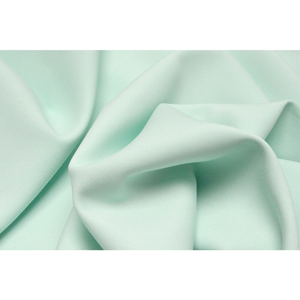 2-Way Crepe Stretch Light Mint Blue - Boelens Modestoffen