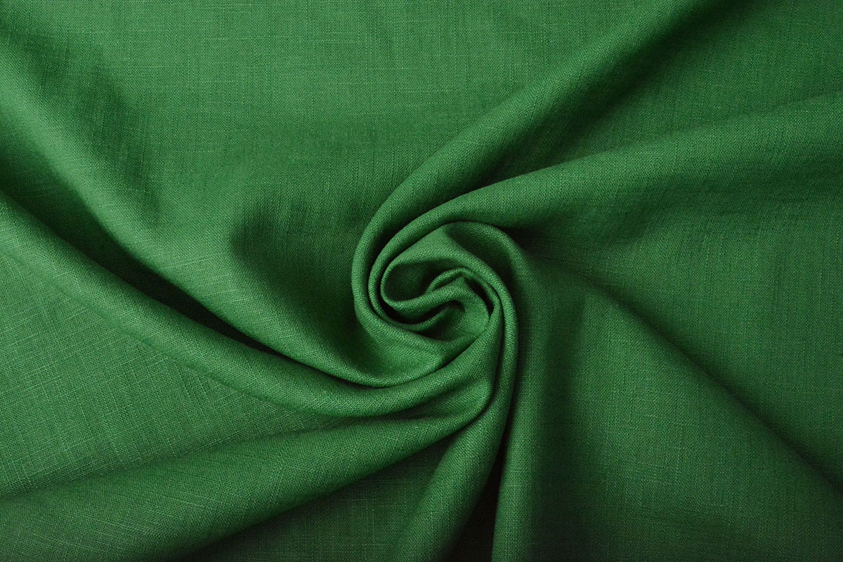 Washed Linen Green - Boelens Modestoffen