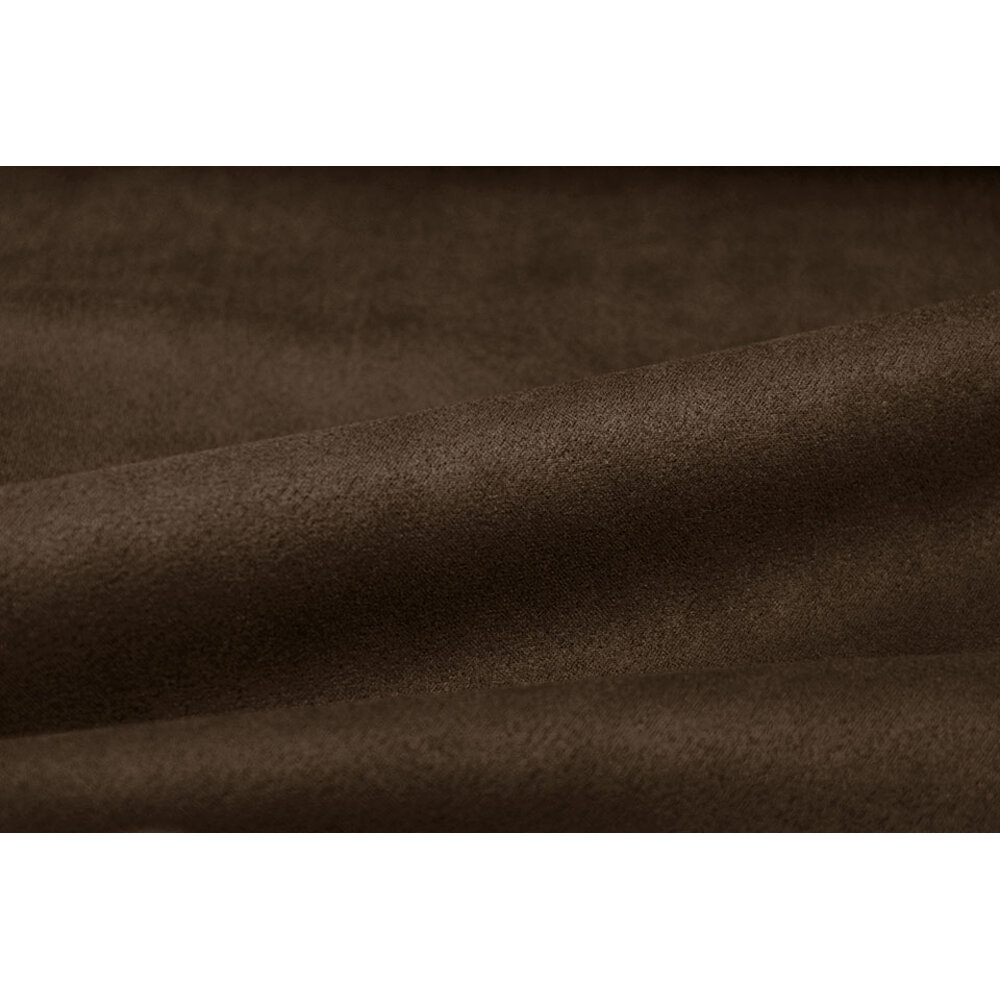 Light Scuba Suede Dark Brown - Boelens Modestoffen