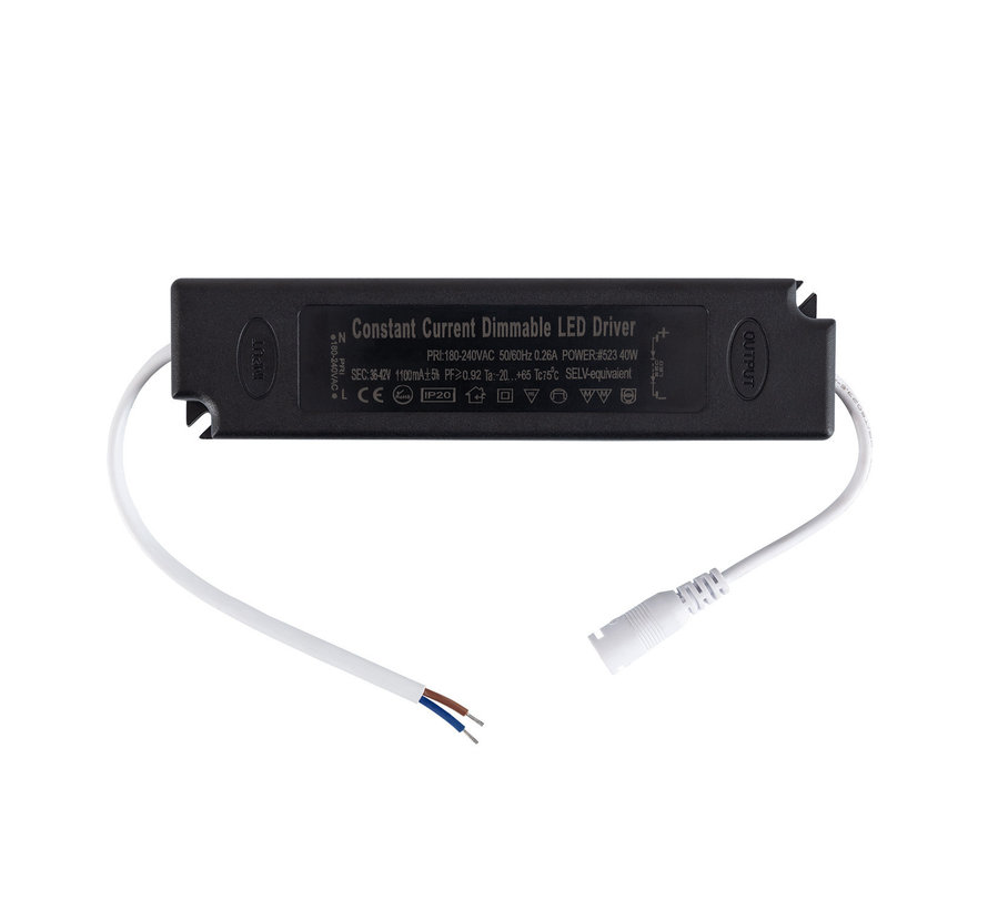 LED Trafo dimmbar - Triac / Phasenanschnitt - für 36W/40W LED Panel ...