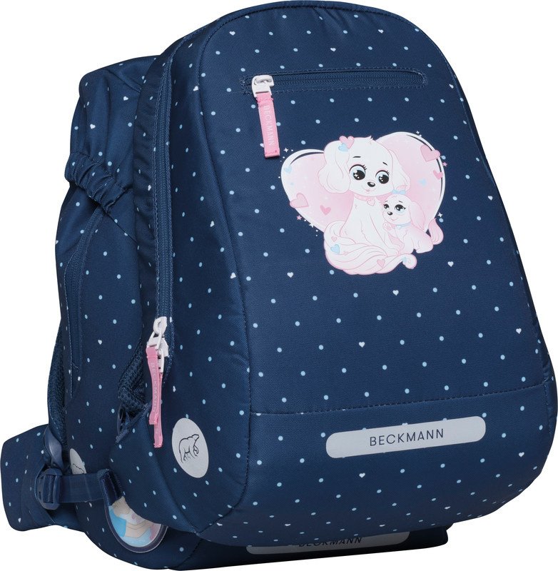 Beckmann Schulrucksack Classic 6-teiliges Set, Pet Friends Blue ...