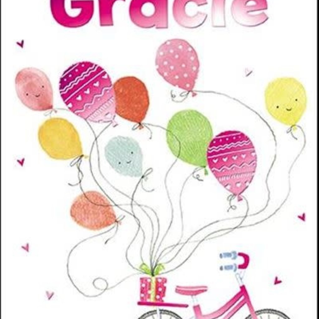 Personalised Birthday Card - Gracie - Celebrations and Toys