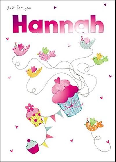 Personalised Birthday Card - Hannah - Celebrations and Toys