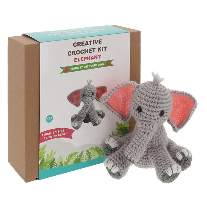 Creative Crochet Kit - Elephant - Celebrations and Toys
