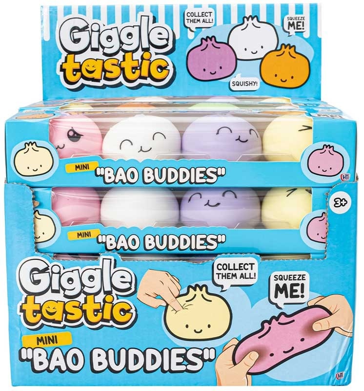 Giggle Tastic Mini Bao Buddies, set of 4 (2 designs, packs sold ...