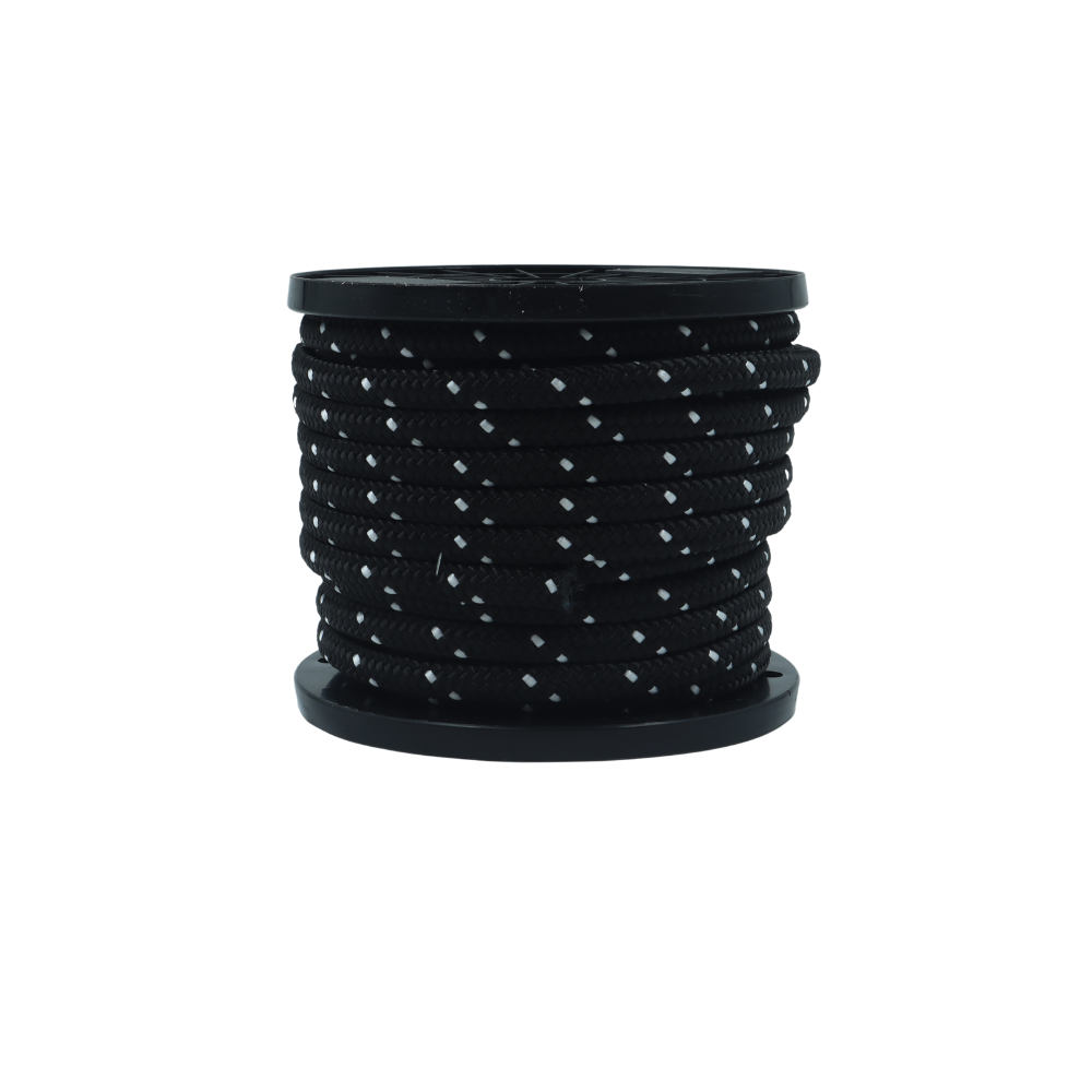 Premium boot touw Zwart/Wit - DeZeilenSpecialist.nl