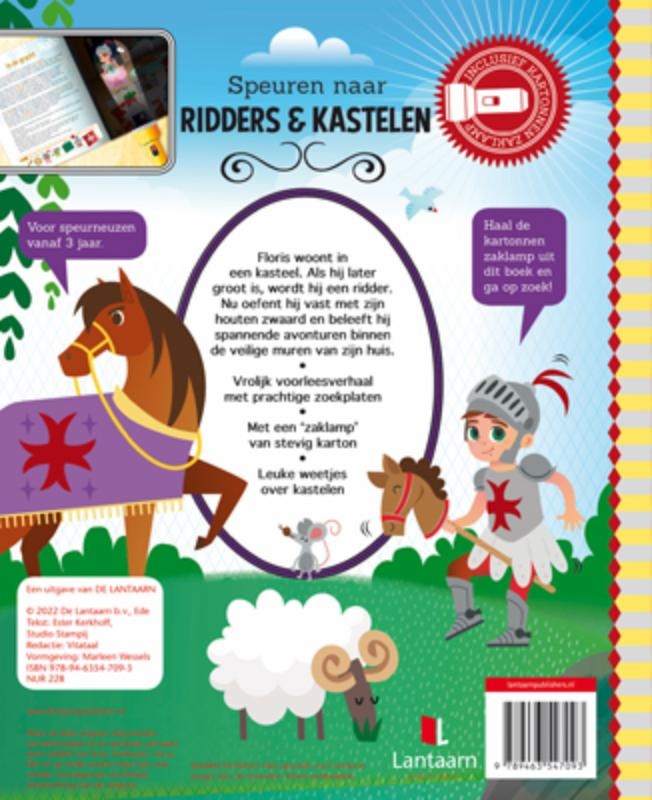 Zaklampboek Speuren naar ridders & kastelen
