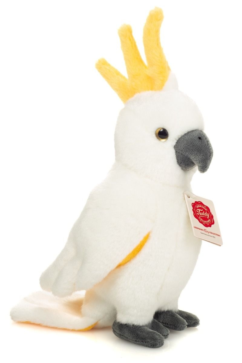 Hermann Teddy Cuddly Cockatoo 23cm