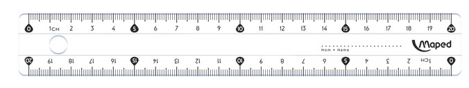 Maped classic 20cm liniaal kopen? - Schoolosaurus