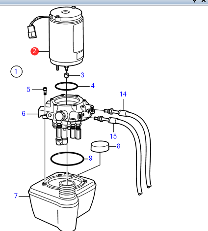 Trimmpumpeneinheit Volvo Penta 21831047 - 3818340