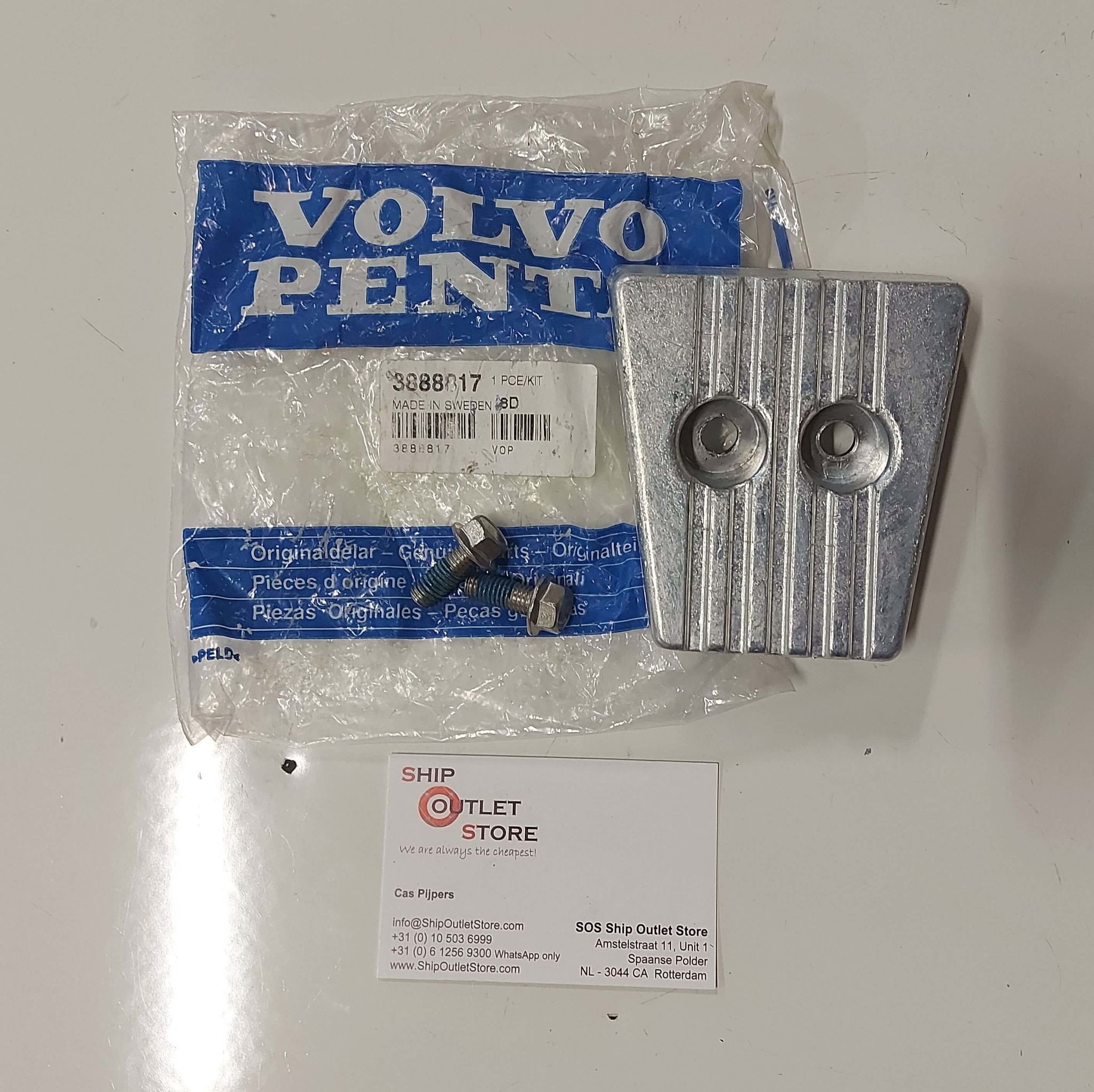 Anode kit Aluminium Volvo Penta 3888817