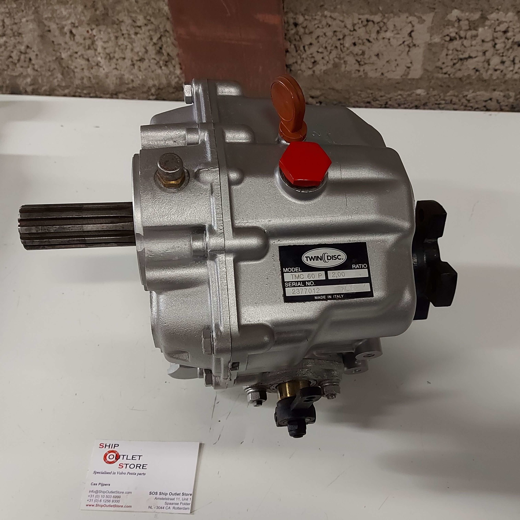 Keerkoppeling TMC 60 Ratio 2. Twin Disc - Technodrive Keerkoppeling TMC 60 Ratio 2. Twin Disc - Technodrive