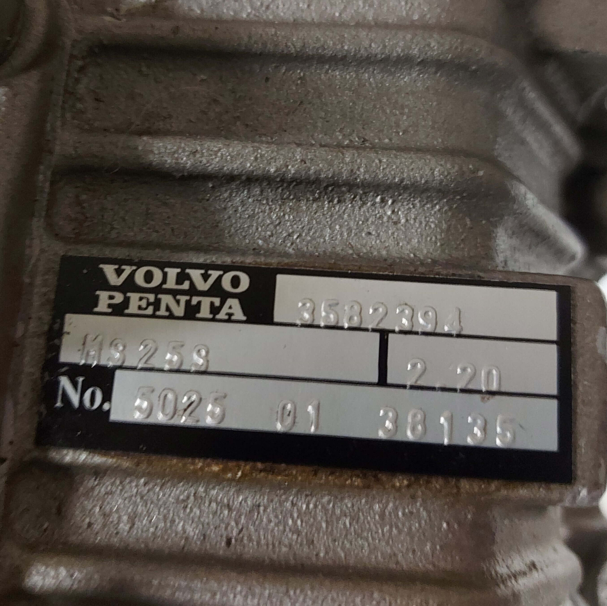 Gearbox MS25S ratio 2.20:1 Volvo Penta 23370772 - 3582395 Gearbox MS25S ratio 2.20:1 Volvo Penta 23370772 - 3582395