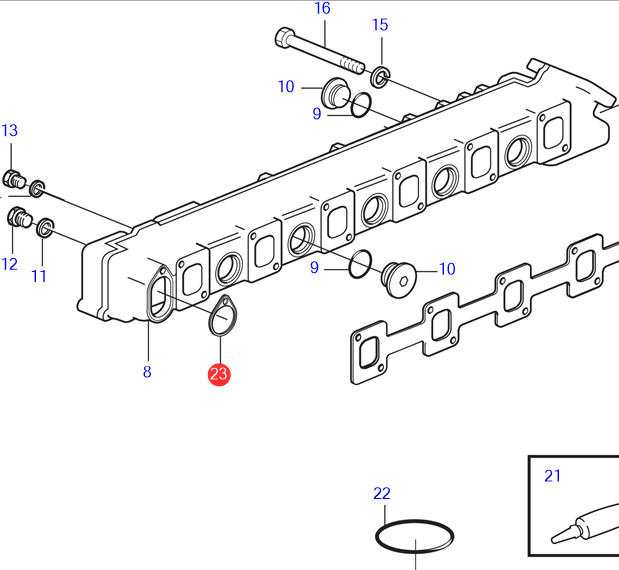 Gasket VolvoPenta 3838342