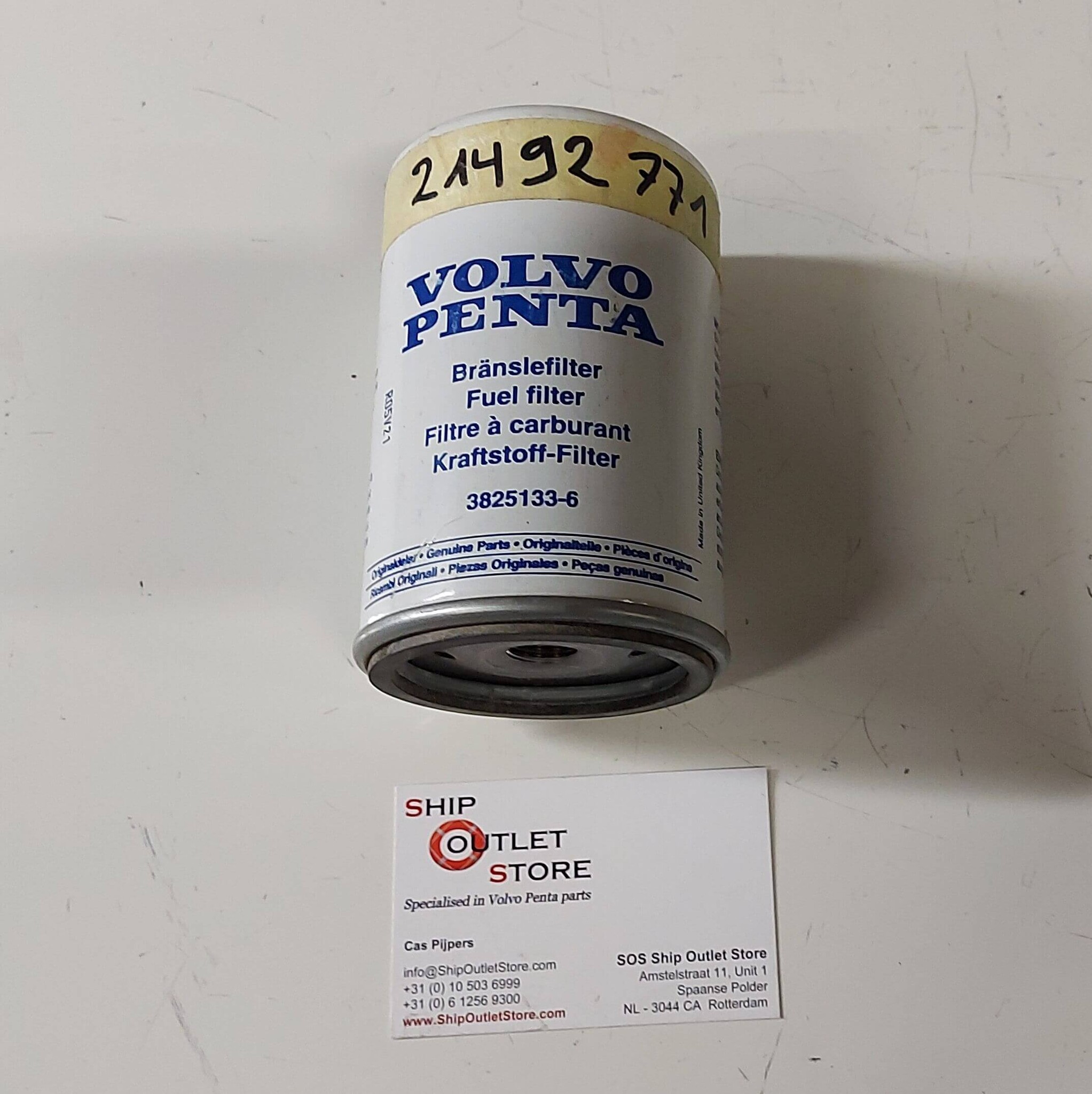 Volvo Penta 21492771 - 3825133 Brandstoffilter