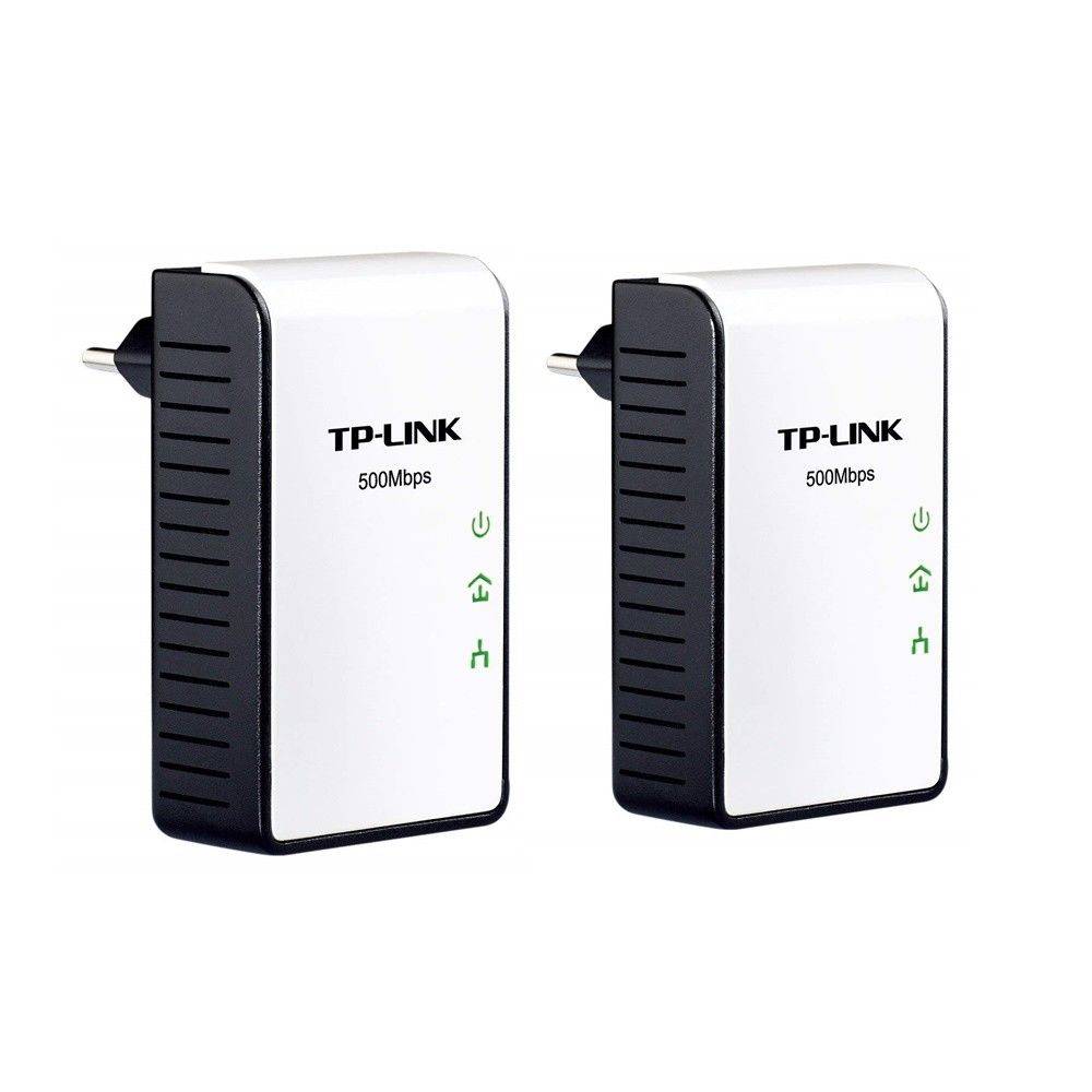 TP-LINK TL-PA411KIT 500Mbps Nano Powerline Adapter 2 x TL-PA411 AV500 ...