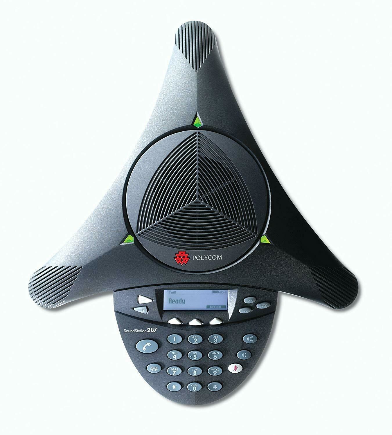 Polycom SoundStation 2W Konferenztelefon 2201-67800-101 Conference DECT ...